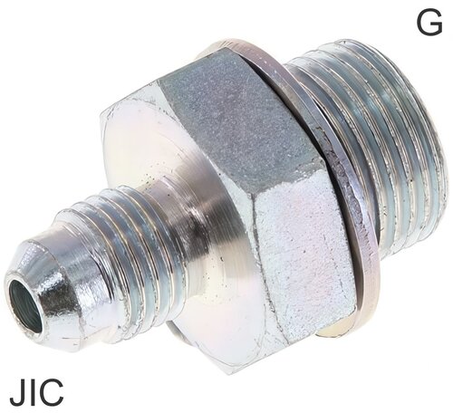 Dubbele Nippels Staal / RVS G/JIC-Draad PN310 | Tameson.nl