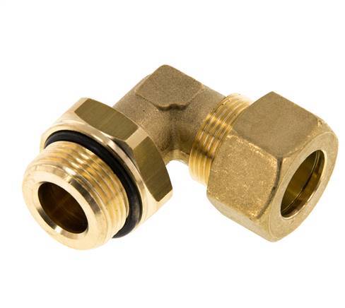 18mm & G3/4'' Messing L-Vorm Knelfitting Buitendraad 67bar NBR Verstel | Tameson.nl