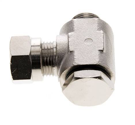12L & G3/8'' Vernikkeld Messing Swivel Joint Snijringkoppeling Buitendraad 75bar Draaibaar ISO ...