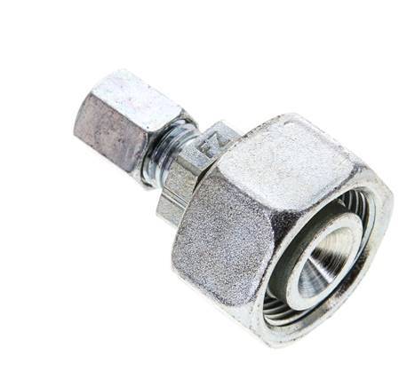 6L & 18L Verzinkt Stalen Rechte Snijringkoppeling Draaidoorvoer 315bar ISO 8434-1 | Tameson.nl