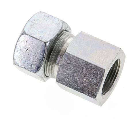 18L & M22x1.5 Verzinkt Stalen Rechte Snijringkoppeling Binnendraad 315bar ISO 8434-1 | Tameson.nl