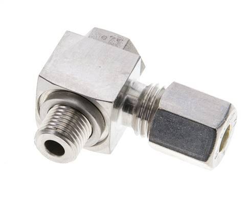6L & M10x1 RVS Swivel Joint Knelfitting Buitendraad 315bar Draaibaar I | Tameson.nl