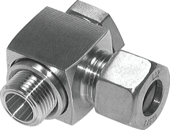 8L & M12x1.5 RVS Swivel Joint Knelfitting Buitendraad 315bar Draaibaar | Tameson.nl