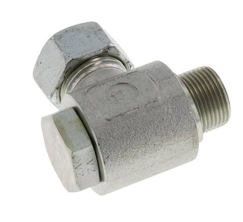 22L & G3/4'' Verzinkt Stalen Swivel Joint Snijringkoppeling Buitendraad 160bar Draaibaar ISO ...