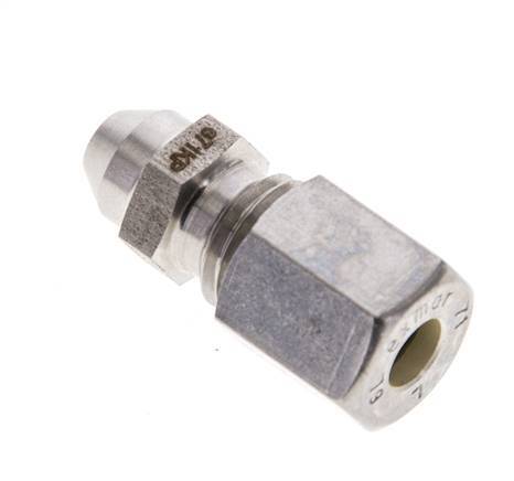 6L & 10mm RVS Rechte Knelfitting Lasverbinding 315bar ISO 8434-1 | Tameson.nl