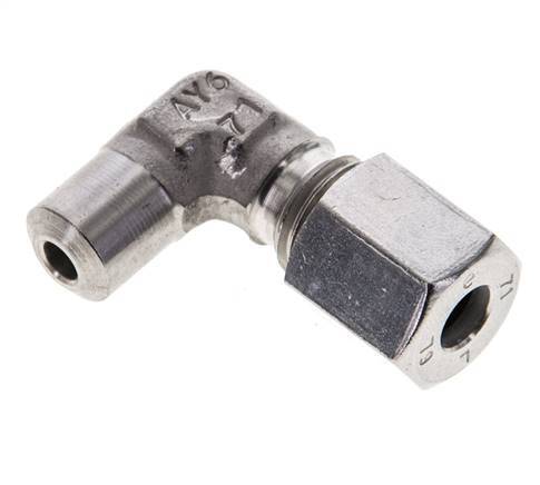 6L & 10mm RVS L-Vorm Snijringkoppeling Lasverbinding 315bar ISO 8434-1 | Tameson.nl