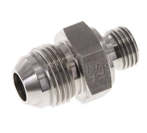 JIC Dubbele Nippel G1/4'' X UNF 3/4''-16 RVS FKM 275bar | Tameson.nl