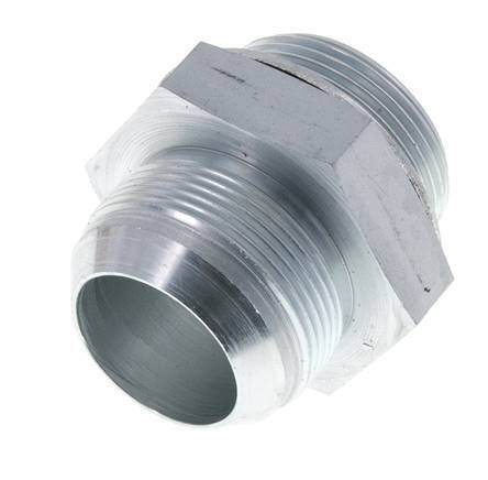 JIC Dubbele Nippel G1 1/2'' X UN 1-7/8''-12 Staal NBR 105bar | Tameson.nl