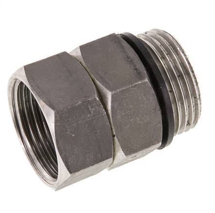 Draaidoorvoer G1 '' Binnendraad X Buitendraad Warm Water RVS FKM 30bar | Tameson.nl