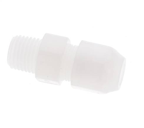 6x8mm & R1/4'' PVDF rechte slangkoppeling met buitendraad 10bar/145psi | Tameson.nl