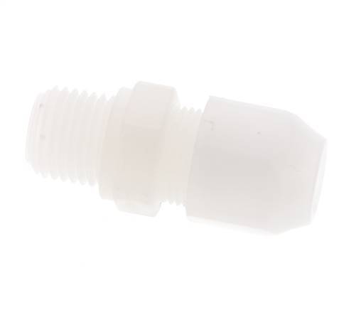 6x8mm & G1/4'' PVDF rechte slangkoppeling met buitendraad 10bar/145psi | Tameson.nl