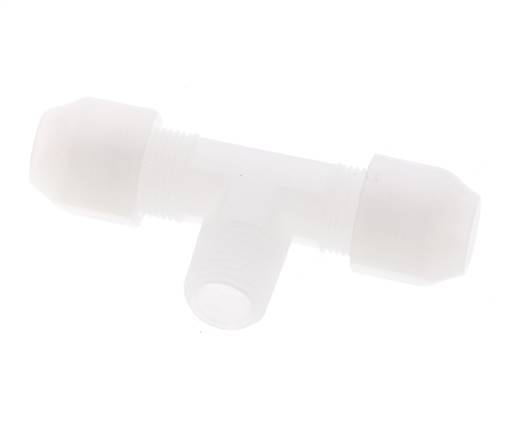 6x8 Mm&R1/4'' Pvdf T-Vorm T-Stuk Slang Aansluiting Met Buitendraad 10B | Tameson.nl