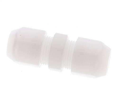 12x14mm PVDF rechte slangkoppeling 10bar/145psi | Tameson.nl