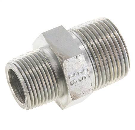 3/4'' NPT x 1'' NPT Verzinkt Stalen Borstnippel 140 Bar - Hydrauliek | Tameson.nl