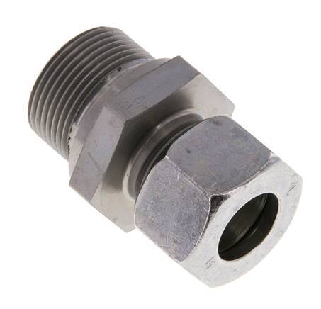 M26x1.5 Buitendraad x 15L Verzinkt Stalen Rechte Snijring Koppeling 31 | Tameson.nl