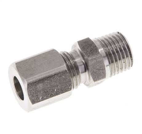 M10x1 Buitendraad x 6LL RVS Rechte Snijring Koppeling 100 Bar DIN 2353 | Tameson.nl