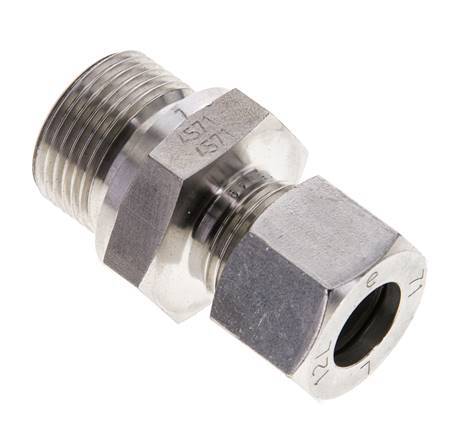 M22x1.5 Buitendraad x 12L RVS Rechte Snijring Koppeling 315 Bar DIN 2353 | Tameson.nl