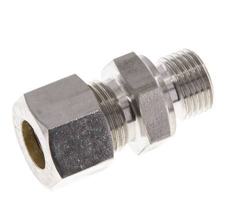 M16x1.5 Buitendraad x 12L RVS Rechte Knelfitting 315 Bar DIN 2353 | Tameson.nl