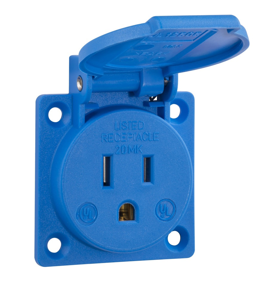 UL Gecertificeerde Stopcontact 125V 15A Blauwe NEMA 5-15R - UL12505 ...