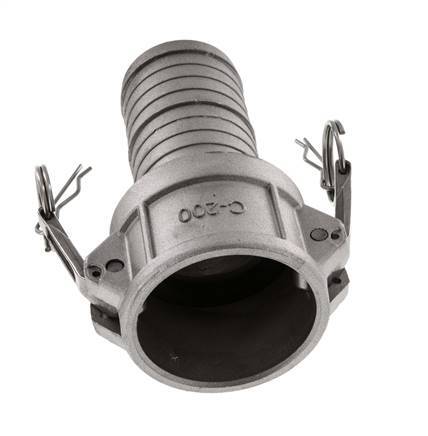 Camlock DN 50 (2'') Koppeling Aluminium met slangpilaar (50 mm) Type C ...