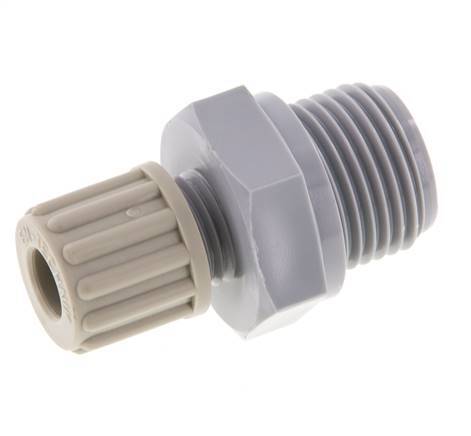 8x6mm & G1/2'' PA Rechte Knelfitting Buitendraad 10bar | Tameson.nl