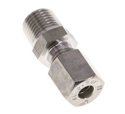 6L & R1/4'' RVS Rechte Knelfitting Buitendraad 315bar ISO 8434-1 | Tameson.nl