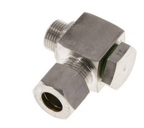 12L & G3/8'' RVS Swivel Joint Knelfitting Buitendraad 315bar Draaibaar ISO 8434-1 | Tameson.nl