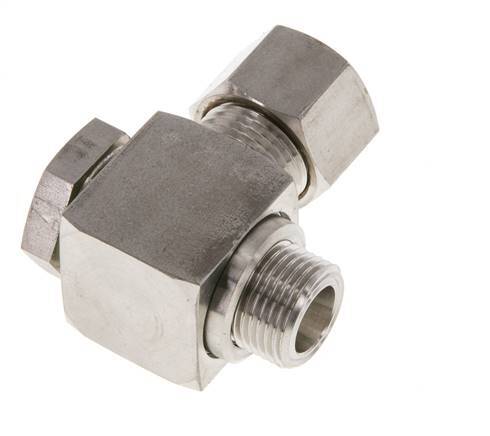 12L & G3/8'' RVS Swivel Joint Knelfitting Buitendraad 315bar Draaibaar ISO 8434-1 | Tameson.nl