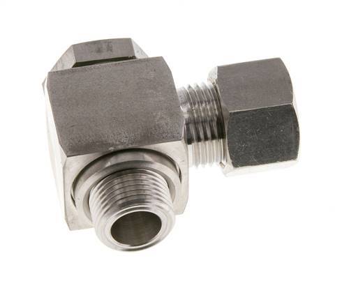 12L & G3/8'' RVS Swivel Joint Knelfitting Buitendraad 315bar Draaibaar ISO 8434-1 | Tameson.nl