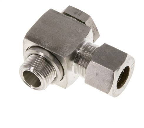 12L & G3/8'' RVS Swivel Joint Knelfitting Buitendraad 315bar Draaibaar ISO 8434-1 | Tameson.nl