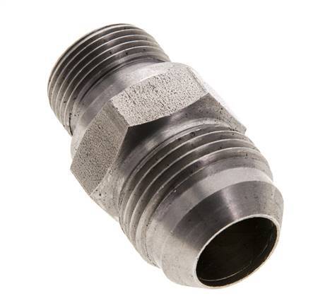 JIC Dubbele Nippel M22 X 1.5 X UN 1-1/16''-12 RVS FKM 210bar | Tameson.nl