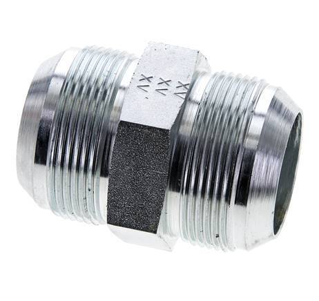JIC Dubbele Nippel UN 1-7/8''-12 Staal 100bar | Tameson.nl