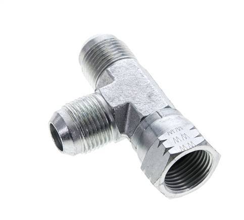 Jic T-Koppeling Un 1-7/8''-12 Binnendraad X Buitendraad Staal 350bar | Tameson.nl