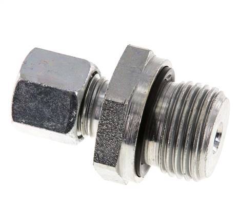 G 1/2'' Buitendraad x 8L Verzinkt Stalen Rechte Snijring Koppeling met FKM Afdichting 315 Bar ...