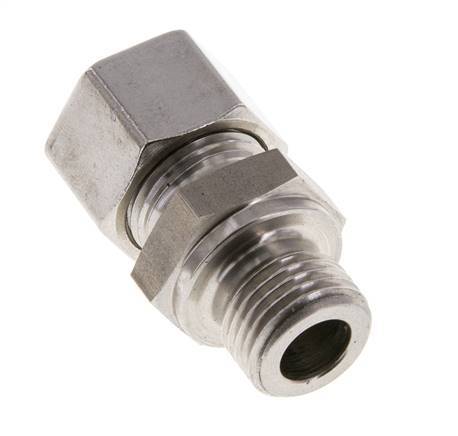 M16x1.5 Buitendraad x 12L RVS Rechte Snijring Koppeling 315 Bar DIN 2353 | Tameson.nl