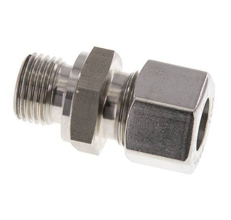 M16x1.5 Buitendraad x 12L RVS Rechte Snijring Koppeling 315 Bar DIN 2353 | Tameson.nl