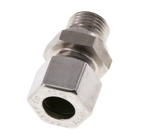 M16x1.5 Buitendraad x 12L RVS Rechte Snijring Koppeling 315 Bar DIN 23 | Tameson.nl