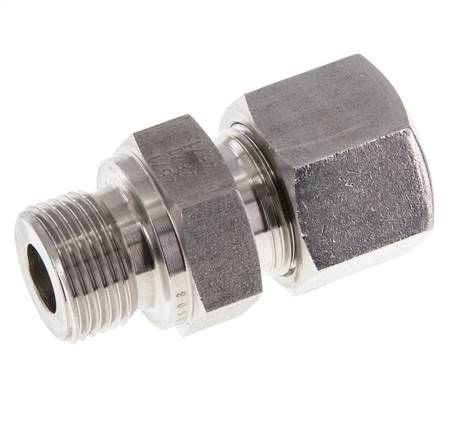 M20x1.5 Buitendraad x 14S RVS Rechte Snijring Koppeling 630 Bar DIN 2353 | Tameson.nl