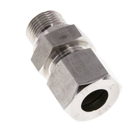 M20x1.5 Buitendraad x 14S RVS Rechte Snijring Koppeling 630 Bar DIN 2353 | Tameson.nl