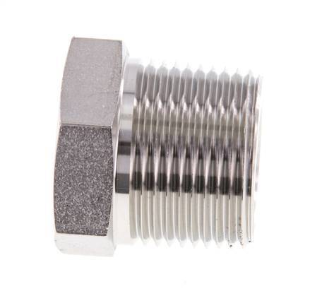 1'' NPT x 1/2'' NPT M/F RVS Verloopring 140 Bar - Hydrauliek | Tameson.nl