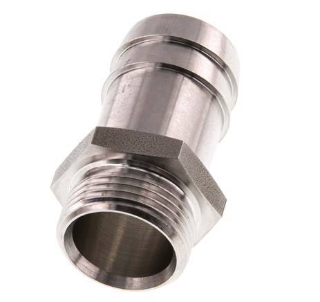 G 3/4'' Buitendraad x 25mm RVS Slangpilaar 40 Bar | Tameson.nl