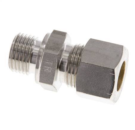 M16x1.5 Buitendraad x 12L RVS Rechte Knelfitting 315 Bar DIN 2353 | Tameson.nl